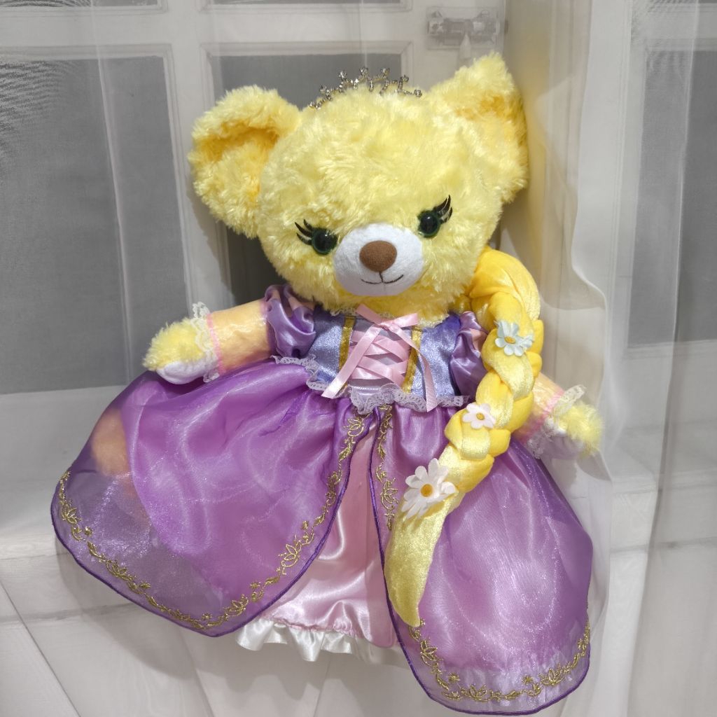 Jual boneka unibearsity RAPUNZEL RARE original disney / boneka disney ...