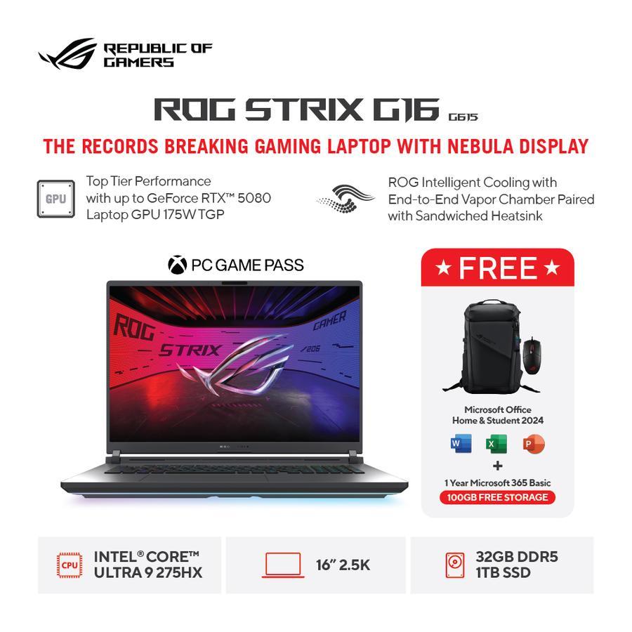 Jual [FREE TWS & TUMBLR] ASUS ROG Strix G16 G615LM-I9N56C6G-HM ...