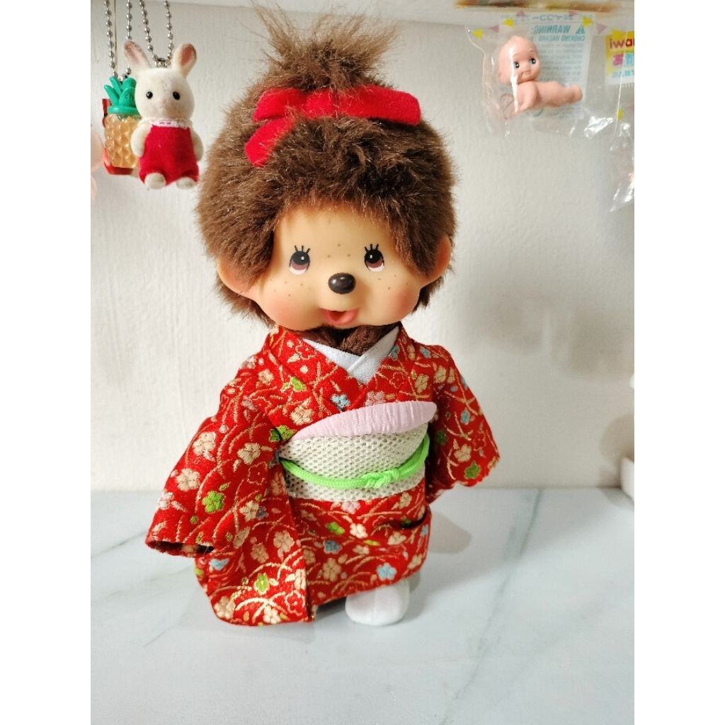 Jual Monchichi Sekiguchi kimono merah | Shopee Indonesia