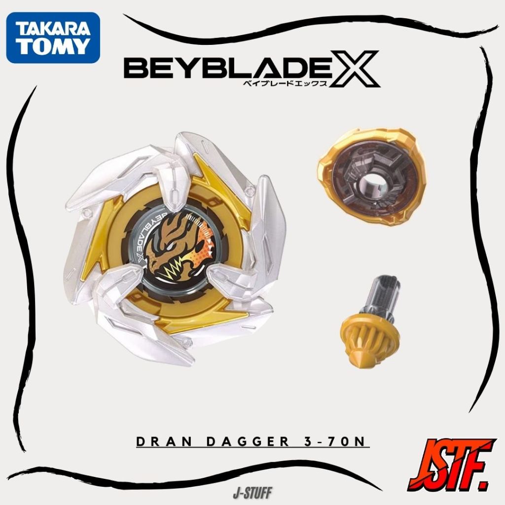 Jual UX-00 Dran Deck Starter Dran Dagger 3-70 Needle / Beyblade X ...