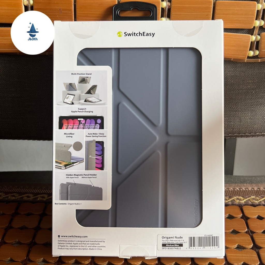 Jual Case iPad Mini 6 7 Switcheasy Origami Folio Magnetic Auto Wake ...