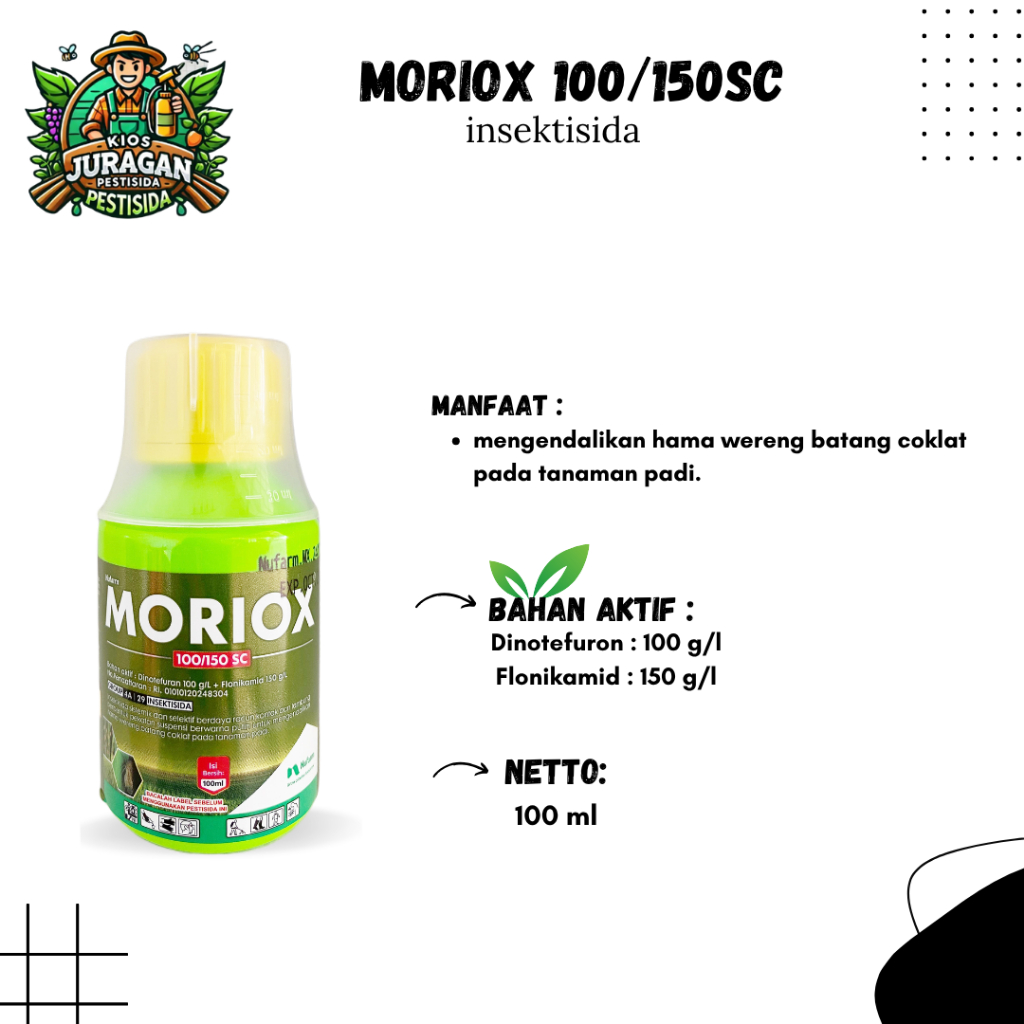 Jual MORIOX 100/150SC 100ML INSEKTISIDA Mengendalikan hama wereng ...