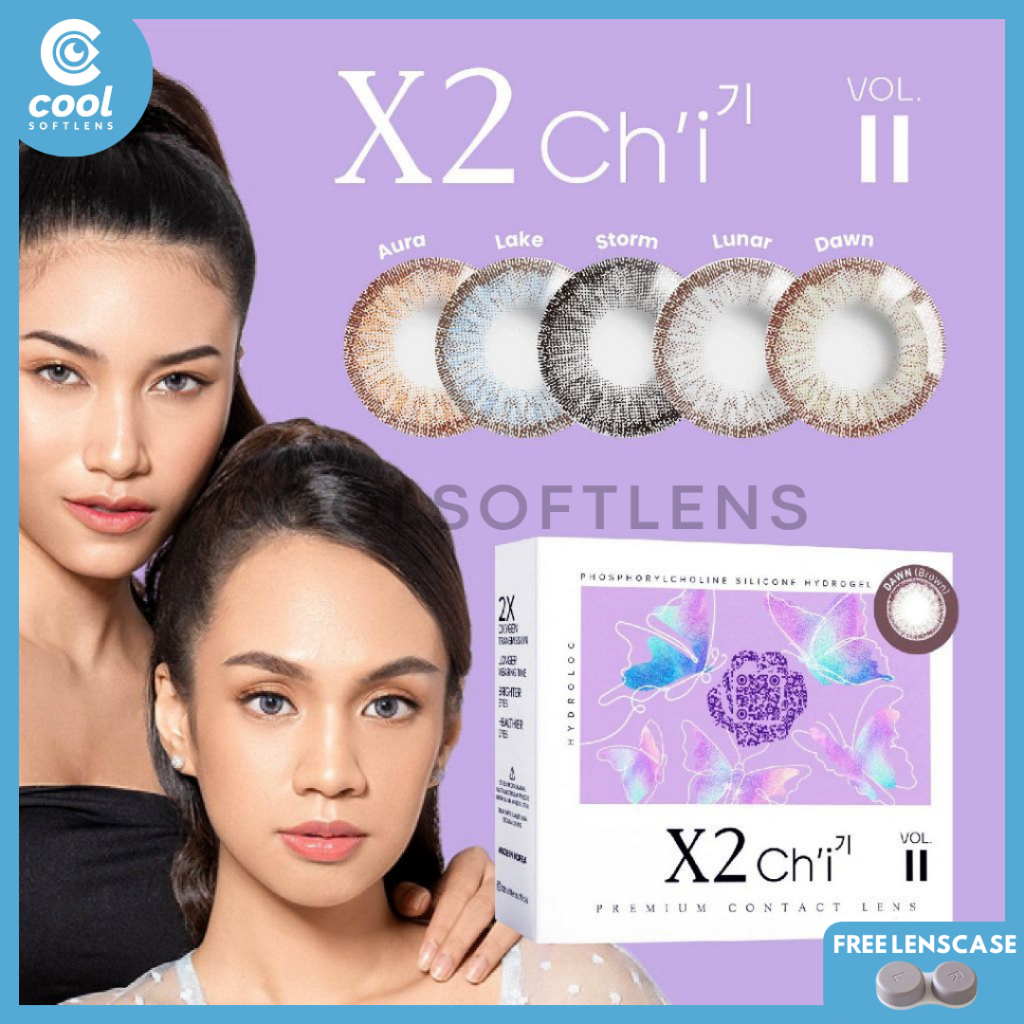 Jual Softlens X2 CHI VOL II 14,2MM Normal & Minus (-0,50 S/D -10,00) By ...