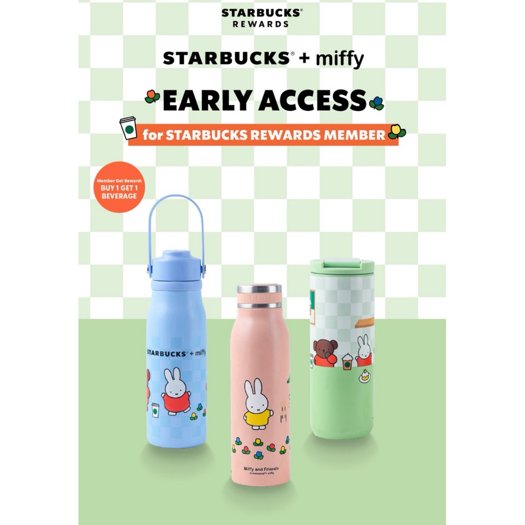 Jual Starbucks x Miffy Collection 2025 | Shopee Indonesia
