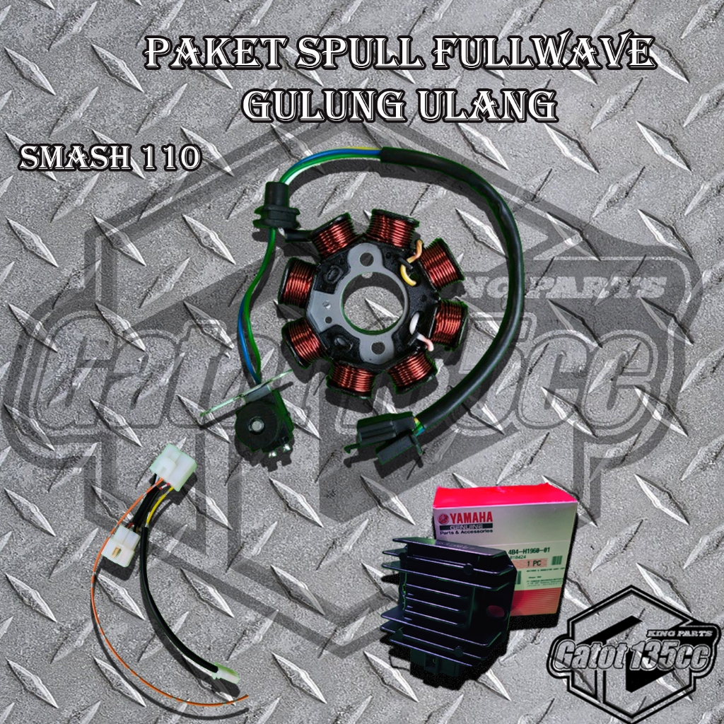 Jual Paket spull Fullwave Smash 110cc Old/New PNP set kiprok Nmax ...