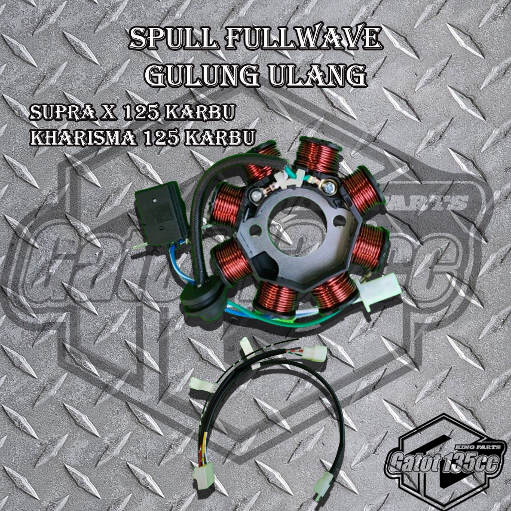 Jual Spull spul Fullwave Supra x 125 karbu, karisma 125 plus kabel kit ...