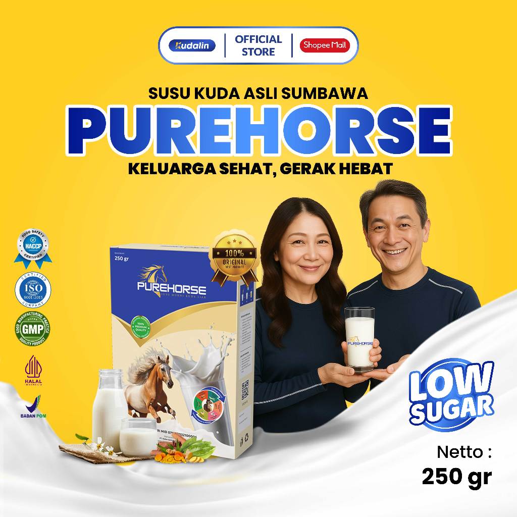 Jual Purehorse Susu Kuda Asli Sumbawa Original Bubuk Untuk Nyeri Sendi ...