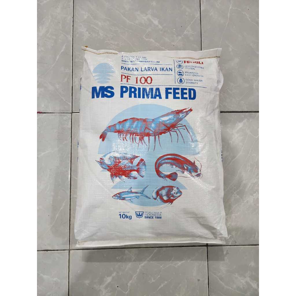 Jual Prima Feed PF100 1kg, 500gr, 100gr Pakan Benih Pelet Bibit Benih ...