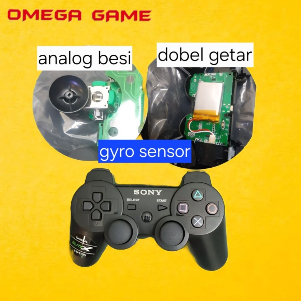 Jual Stick PS3 preimum sensor gerak (gyro) | Shopee Indonesia