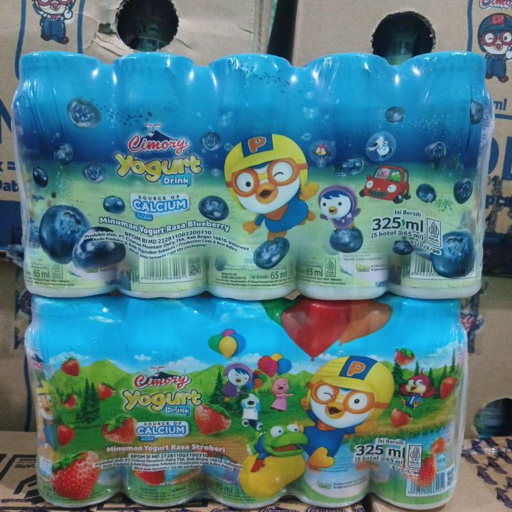 Jual Cimory Yogurt pororo 65ml x5pcs | Shopee Indonesia