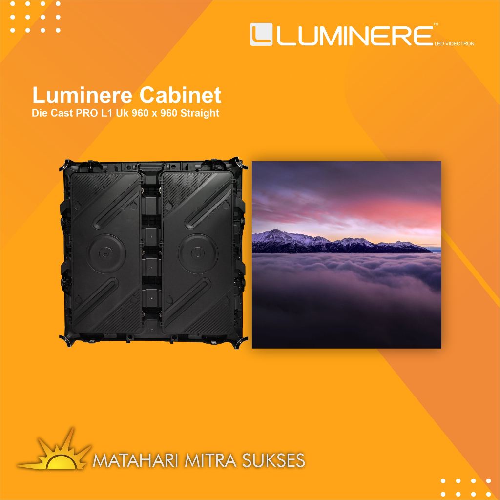 Jual LUMINERE LED Videotron Cabinet Die Cast 960x960 Straight Normal ...