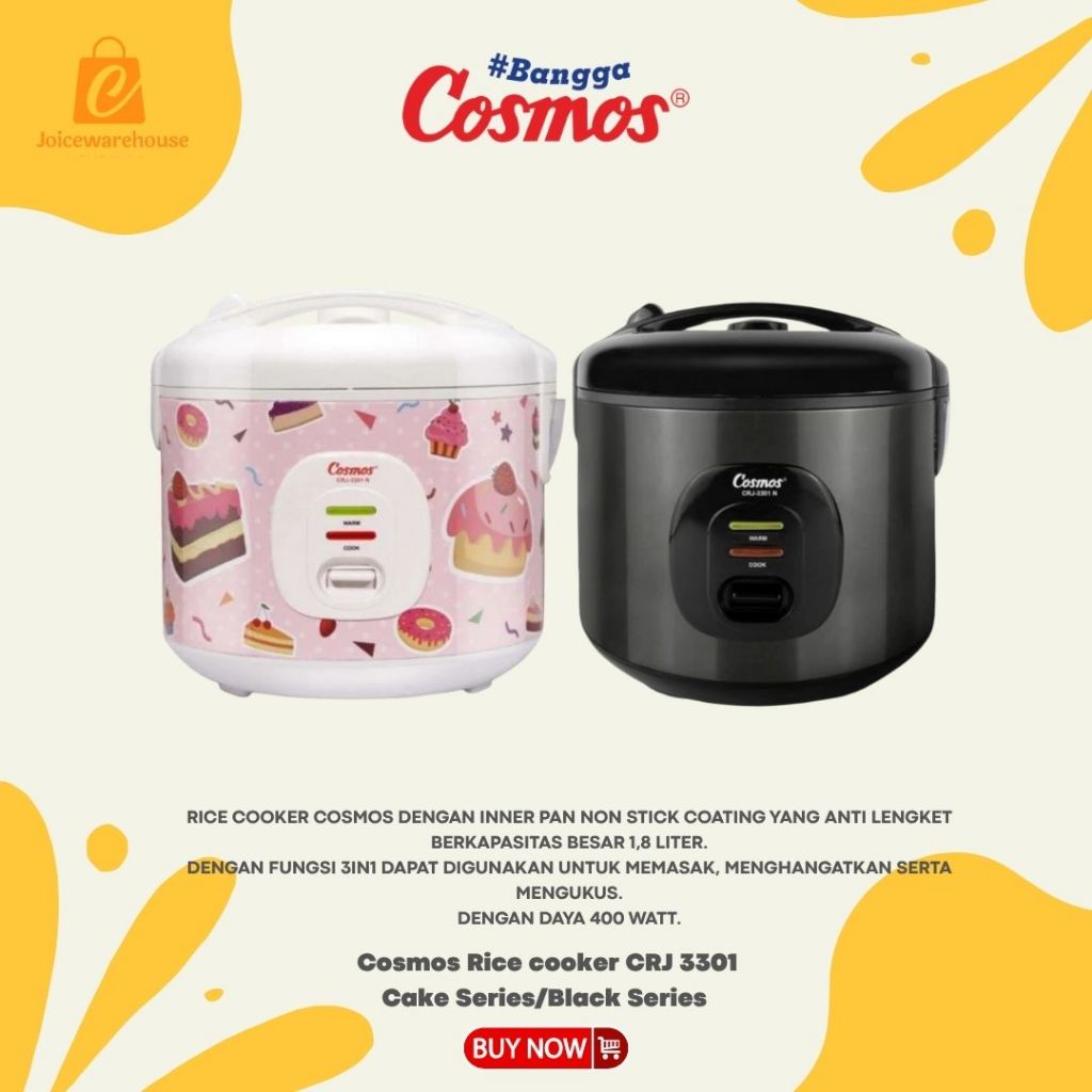Jual RICE COOKER / MAGICOM COSMOS CRJ 3301 NC CAKE SERIES / CRJ-3301-NB ...