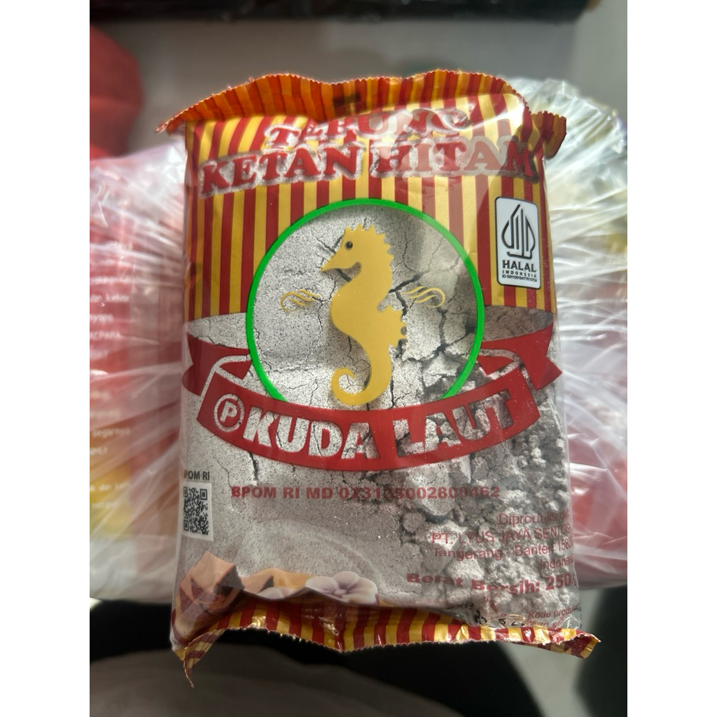 Jual Tepung Ketan Hitam Cap Kuda Laut 250gr | Shopee Indonesia