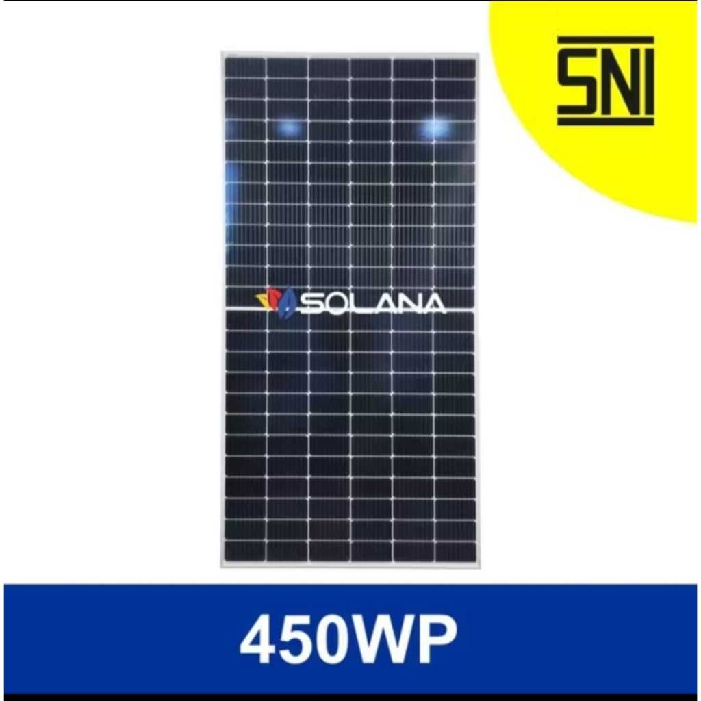 Jual SOLANA SOLAR CELL 450WP SOLAR PANEL SURYA 24v 450wp SOLAR PANEL MONOCRYSTALLINE 24V 450WP ...