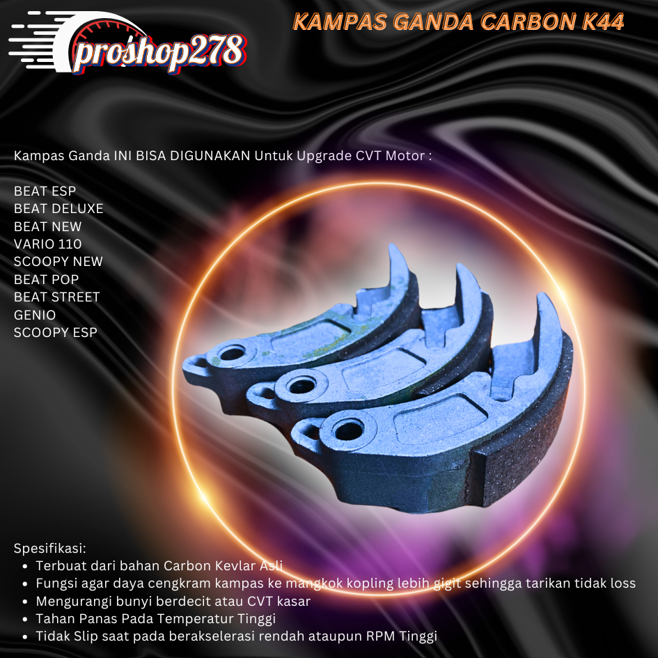 Jual Kampas ganda k44 4633 Beat POP/ESP-K44 2014-2018 Deluxe Beat ...