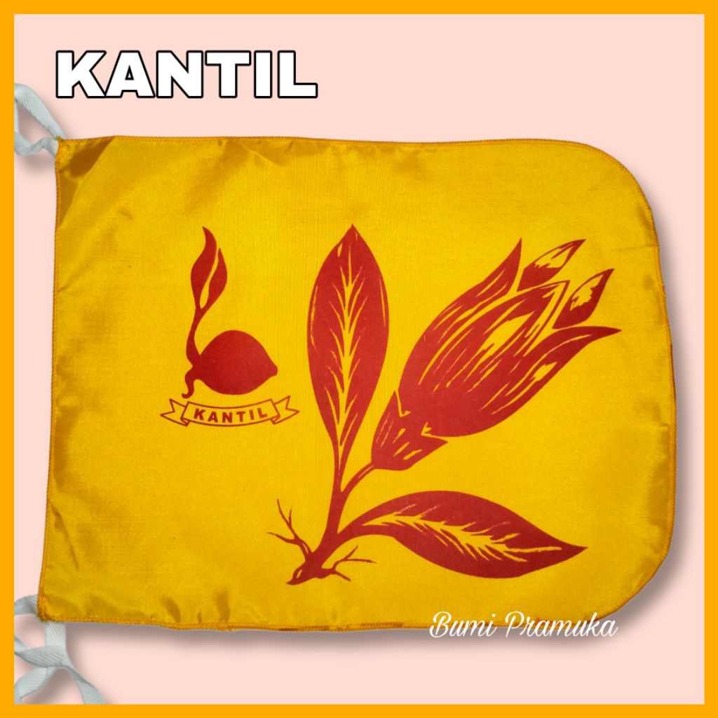 Jual Bendera regu pramuka putri bunga kantil Bendera regu kantil ...