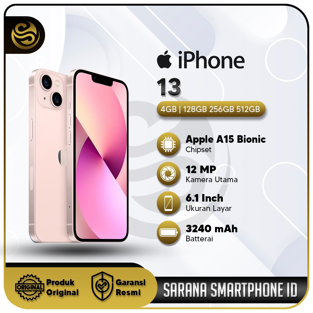 Jual iPhone 13 New Garansi Resmi – Original Mulus Garansi - Starlight ...