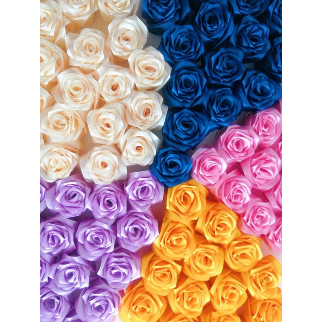 Jual Bunga Satin full gliter Pertangkai | Shopee Indonesia