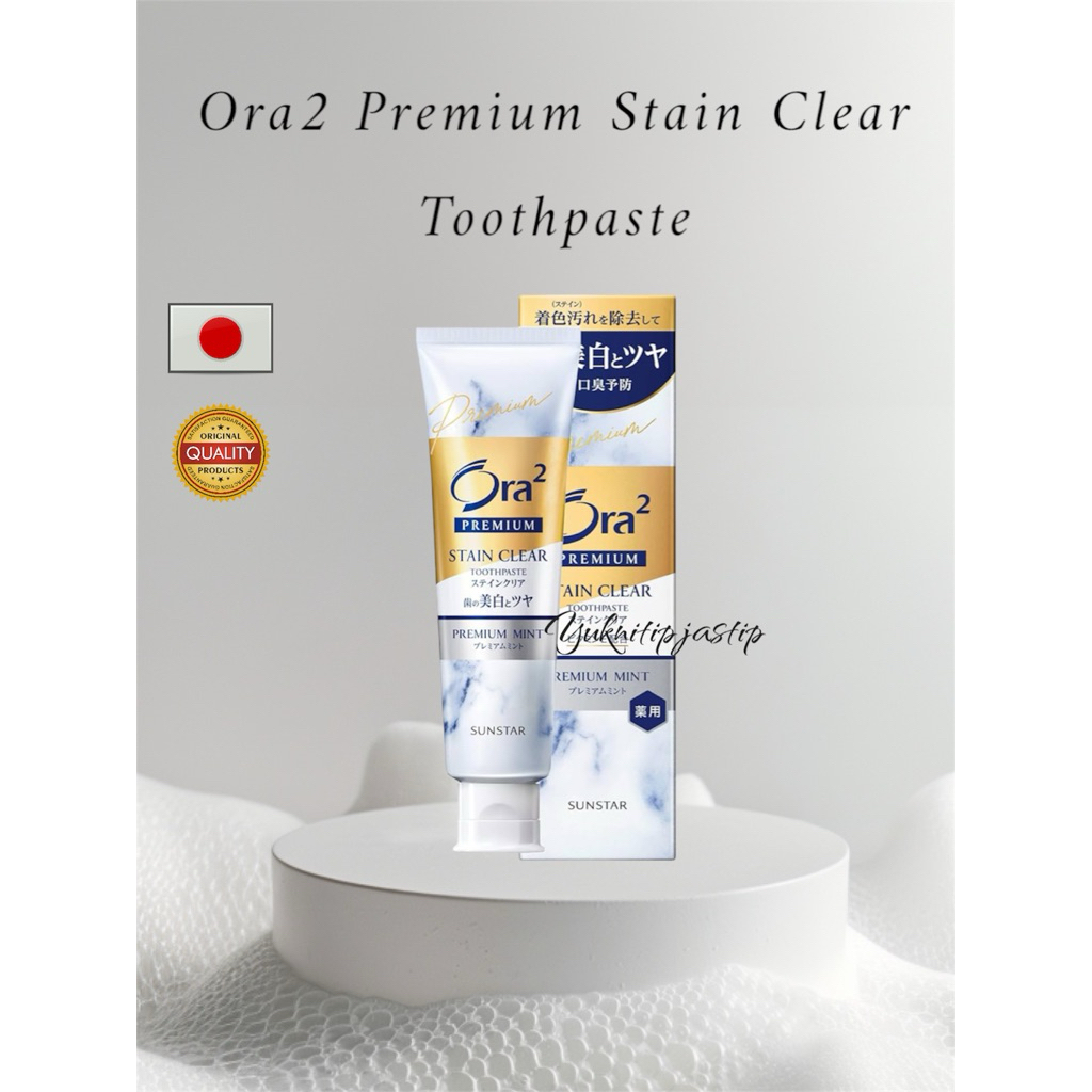 Jual Ready Ora2 premium stain clear teething toothpaste odol ori japan ...