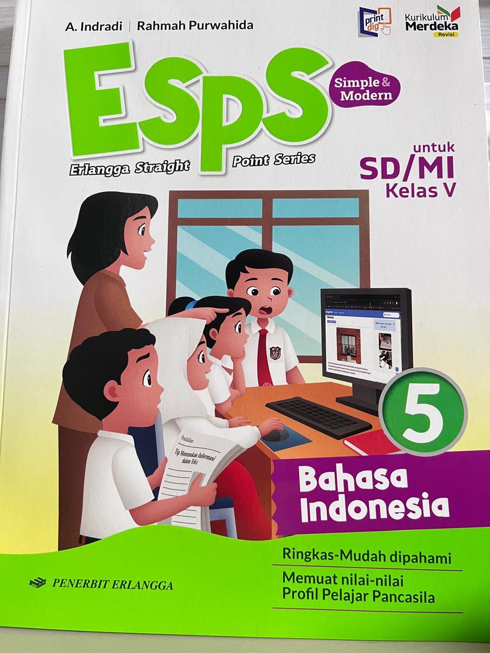 Jual KELAS 5 SD ERLANGGA / BUKU ERLANGGA KELAS 5 SD/MI KURIKULUM MERDEKA | Shopee Indonesia