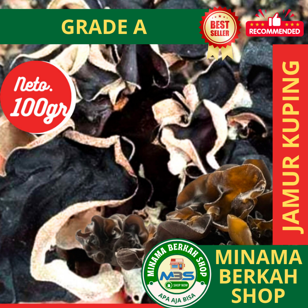 Jual Jamur kuping kering super Grade A SWALLOW PEOPLE Bokni Bokji Hitam ...