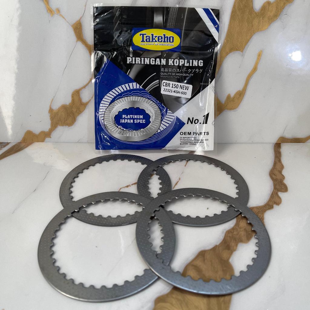 Jual TAKEHO - PIRINGAN KOPLING (PLAT GESEK) MOTOR CBR 150 NEW (4PCS/SET ...