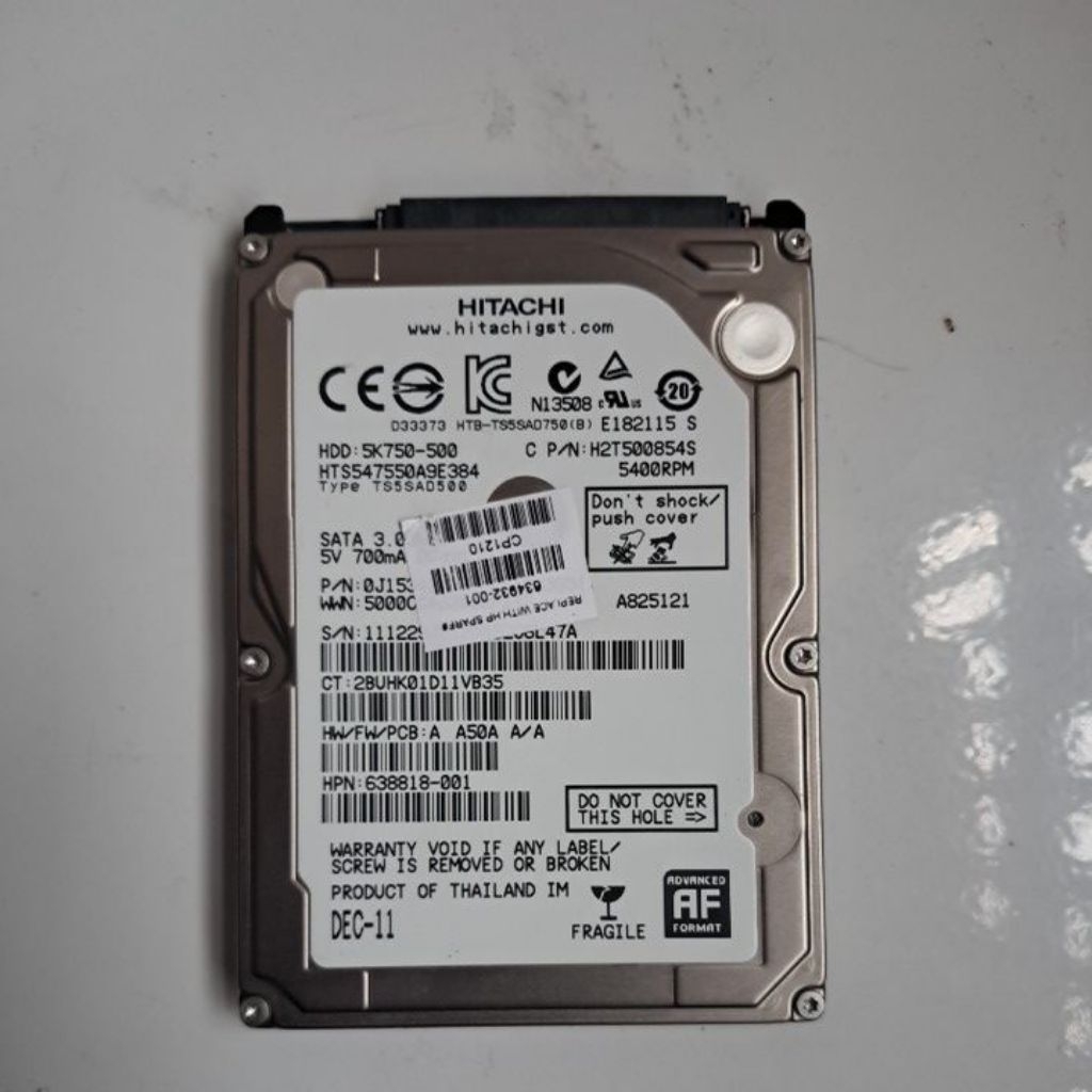 Jual hardisk laptop hitachi 500gb | Shopee Indonesia