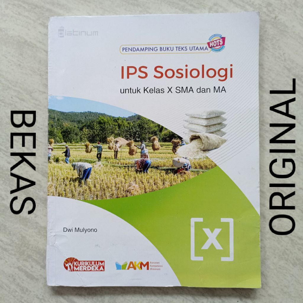 Jual Buku IPS Sosiologi Kelas 10 X 1 I SMA MA Penerbit Platinum Tiga Serangkai Kurikulum Merdeka ...