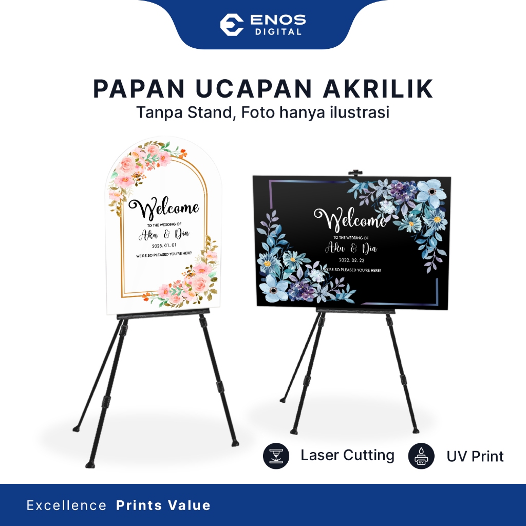 Jual Papan Ucapan Akrilik Custom 60x40 cm - Welcome Sign Wisuda ...