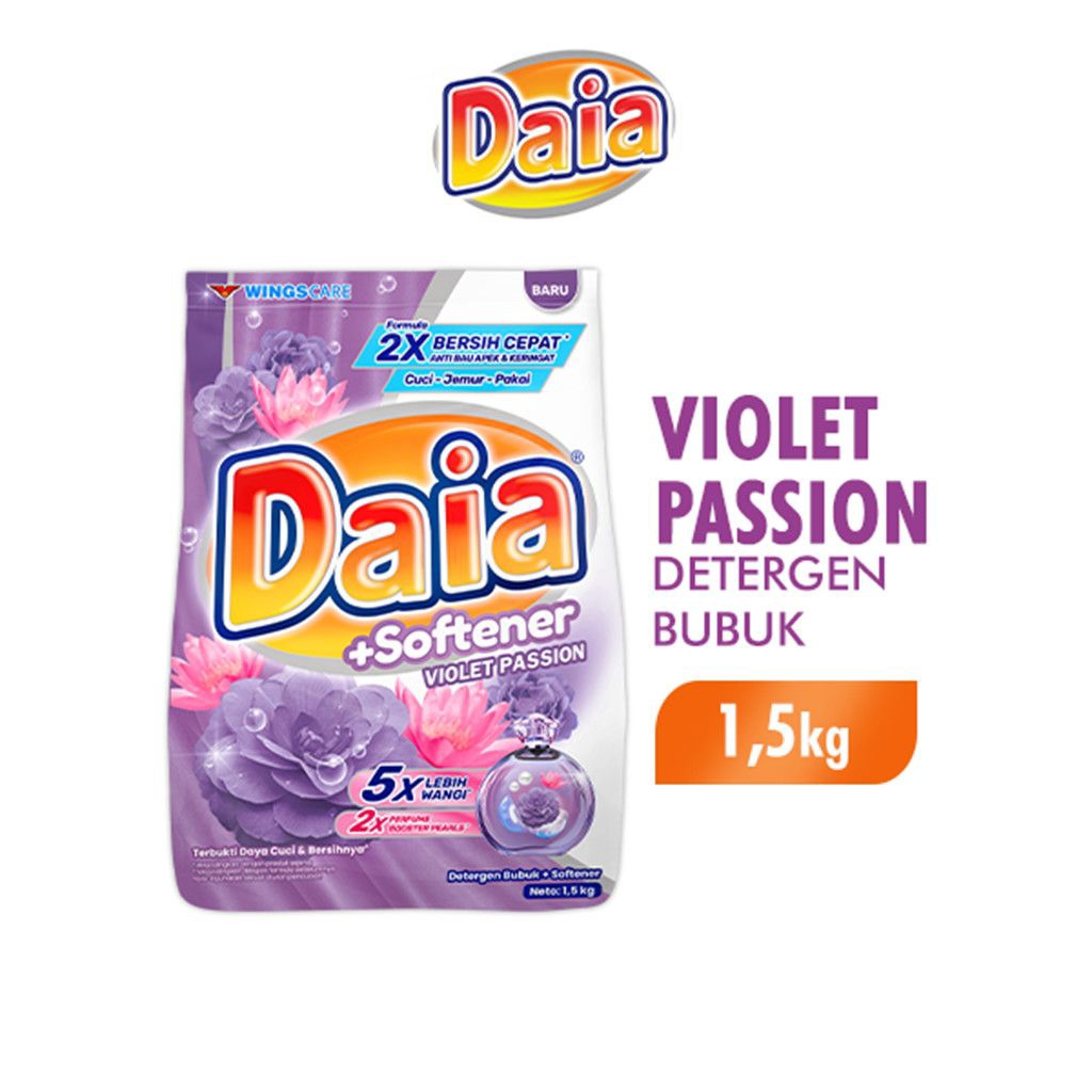 Jual Daia Deterjen Bubuk All Varian 1,5kg | Shopee Indonesia