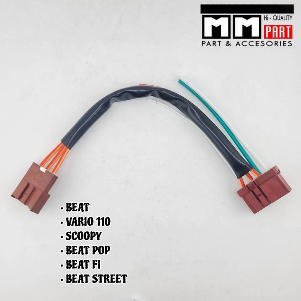 Jual SOKET SOCKET ECM / AGC (SPULL) BEAT VARIO 110 SCOOPY - KABEL SOKET ...
