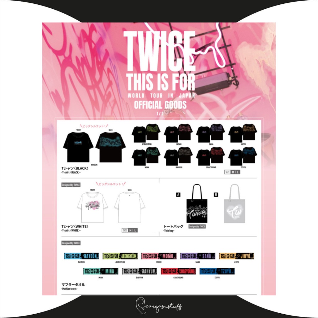 Jual TWICE THIS IS FOR IN JAPAN OFFICIAL MERCHANDISE/ MERCH /MD ...