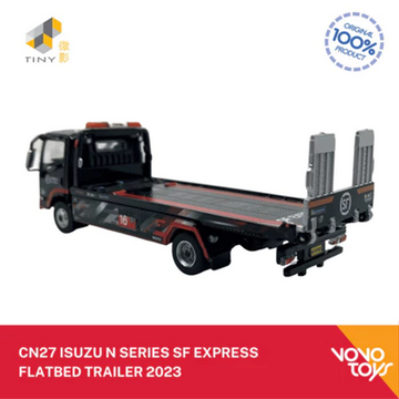 Jual Tiny 1/64 CN27 Isuzu N Series SF Express Flatbed Trailer 2023 | Shopee Indonesia