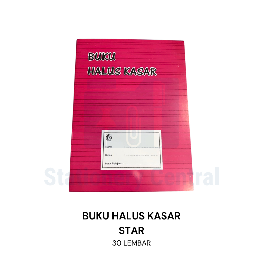 Jual Buku Tulis Halus Kasar Star 30 lembar isi 10 buku Menulis Sekolah ...