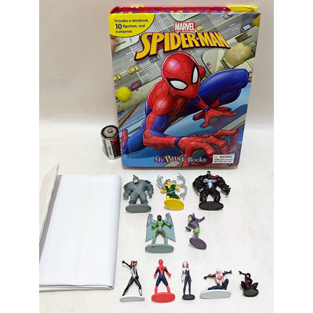 Jual My busy books marvel spiderman spider man story book playmates ...
