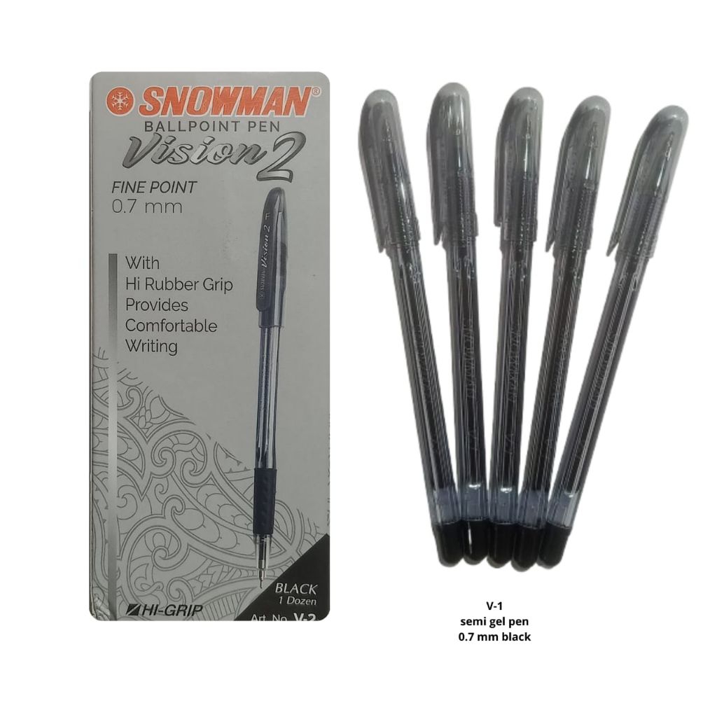 Jual BALLPOINT PEN SNOWMAN V-2 || PULPEN SNOWMAN FINE POINT 0.7 mm ...