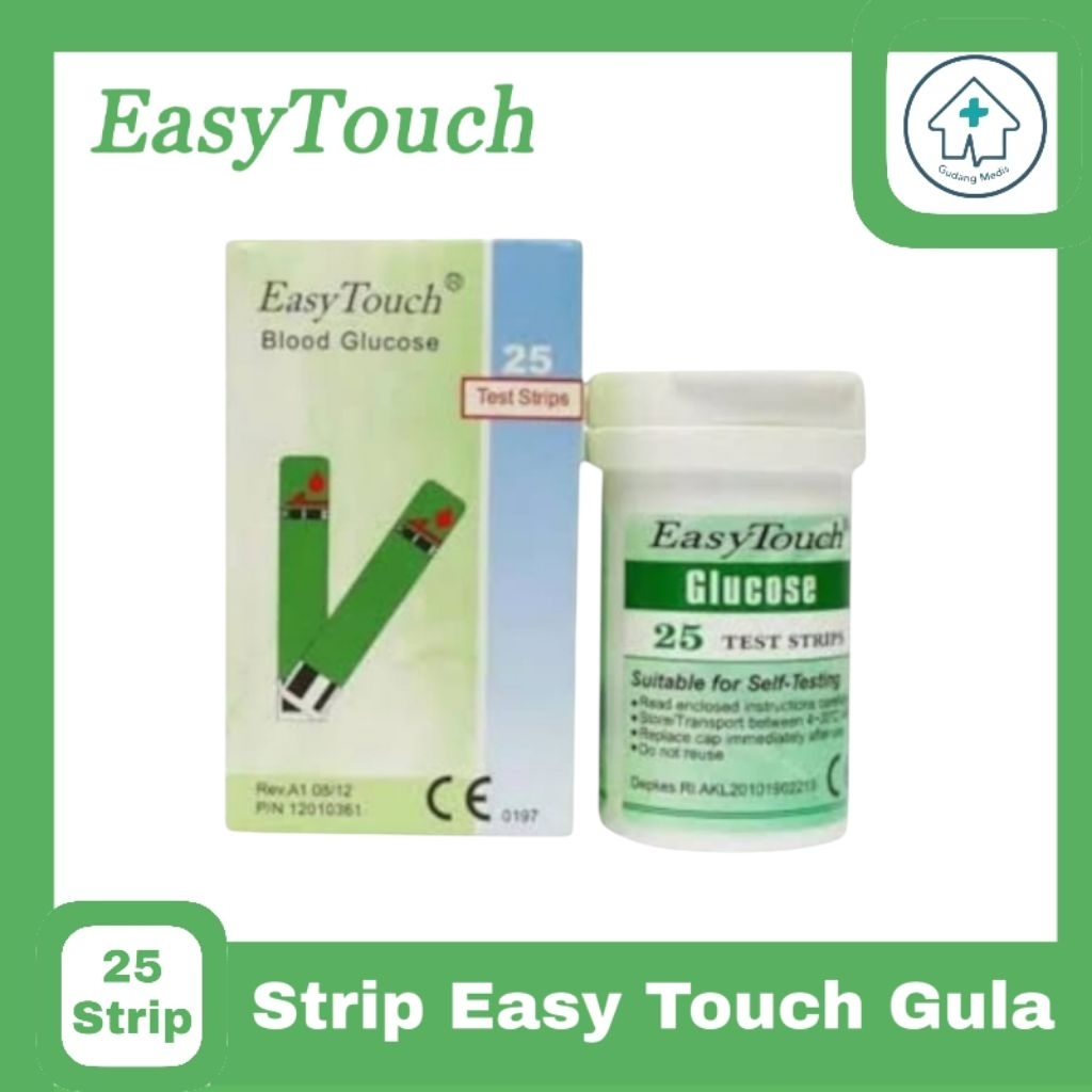 Jual Strip Easy Touch Gula Strip ET Gula Isi Ulang Easy Touch Gula ...
