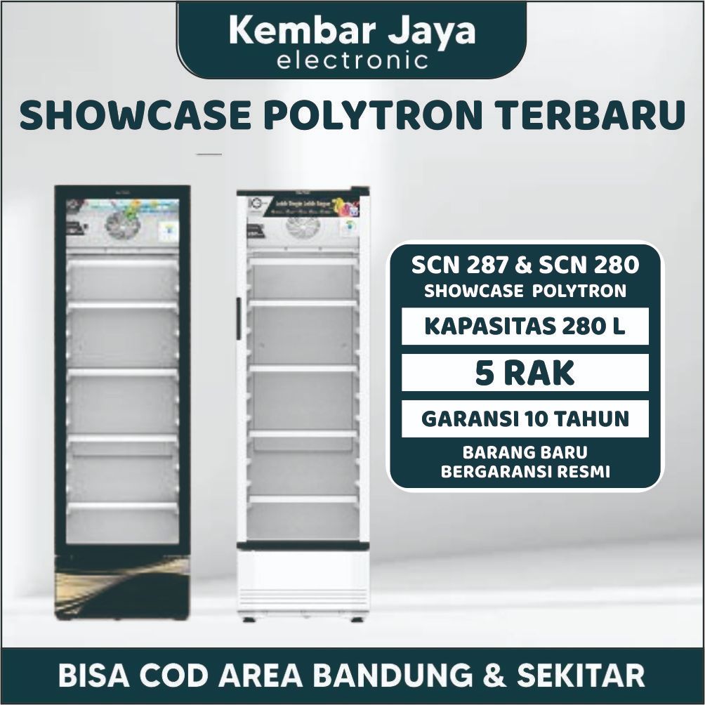 Jual SHOWCASE POLYTRON SCN 237 | SCN 280 | SCN 287 DISPLAY COOLER ...