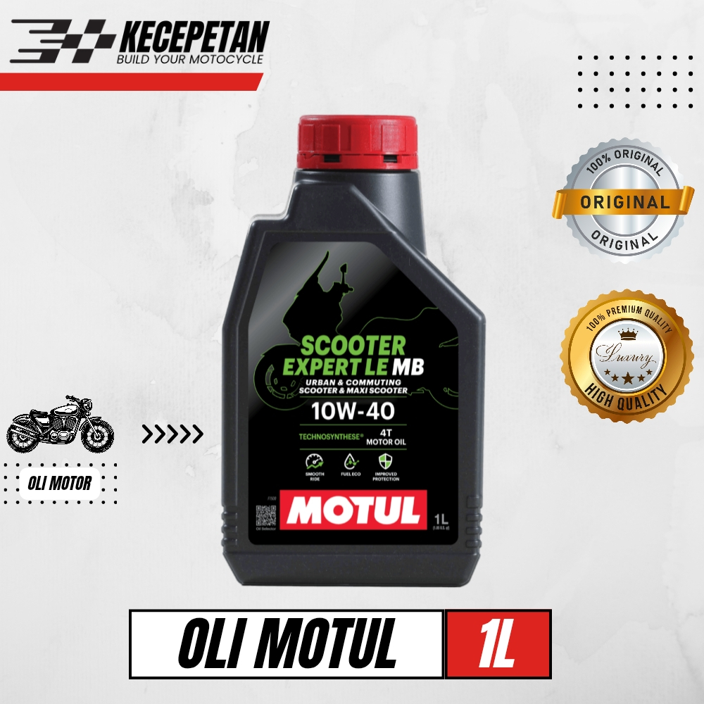Jual MOTUL SCOOTER EXPERT LE 10W40 TECHNOSYNTHESE 1L & 0.8L OLI MOTOR ...