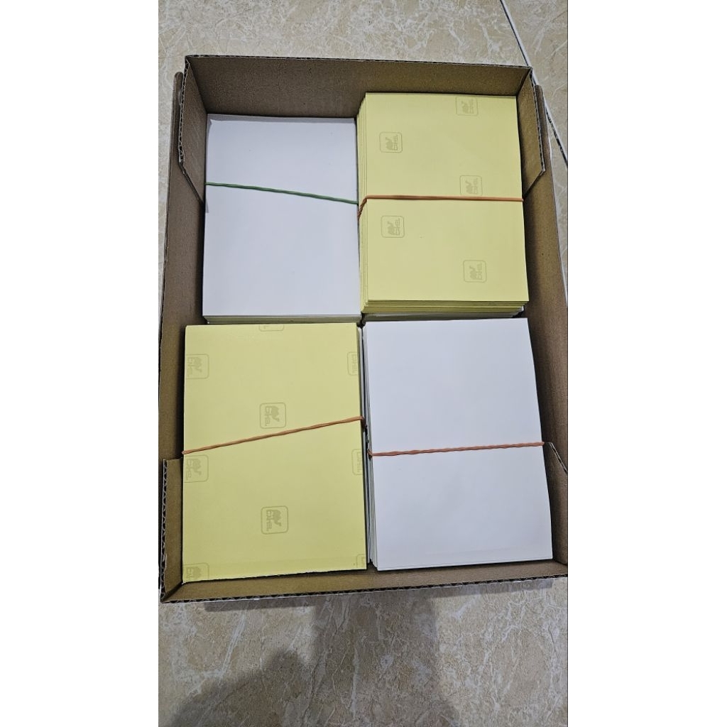 Jual Sticker Hvs Ukuran A6 (10,5 cm x 14,8 cm) , Kertas Resi, bontag ...