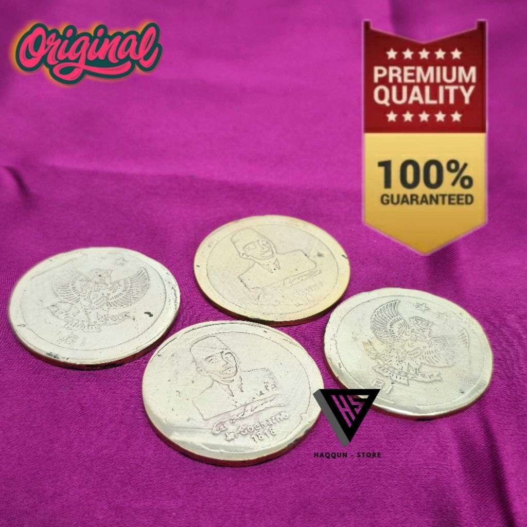 Jual KOIN KUNINGAN GAMBAR Ir.Soekarno Garuda | Shopee Indonesia