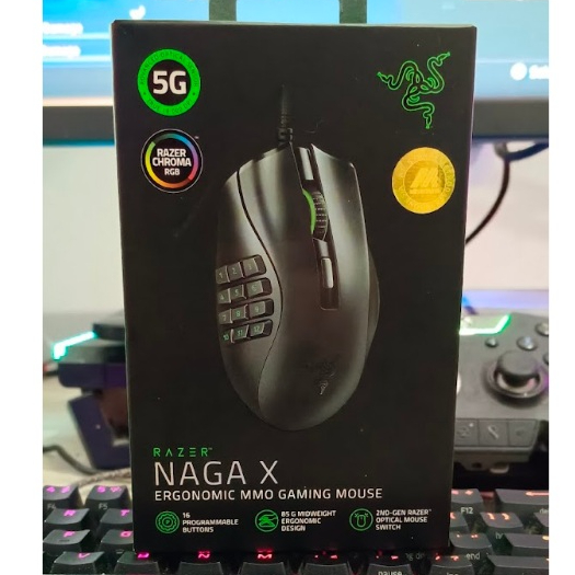 Jual Razer Naga X Gaming Mouse MOBA MMO RGB | Shopee Indonesia