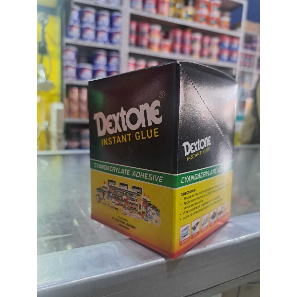 Jual Dextone Lem Instant Lem Cair (Karton Besar) isi 300pcs | Shopee ...