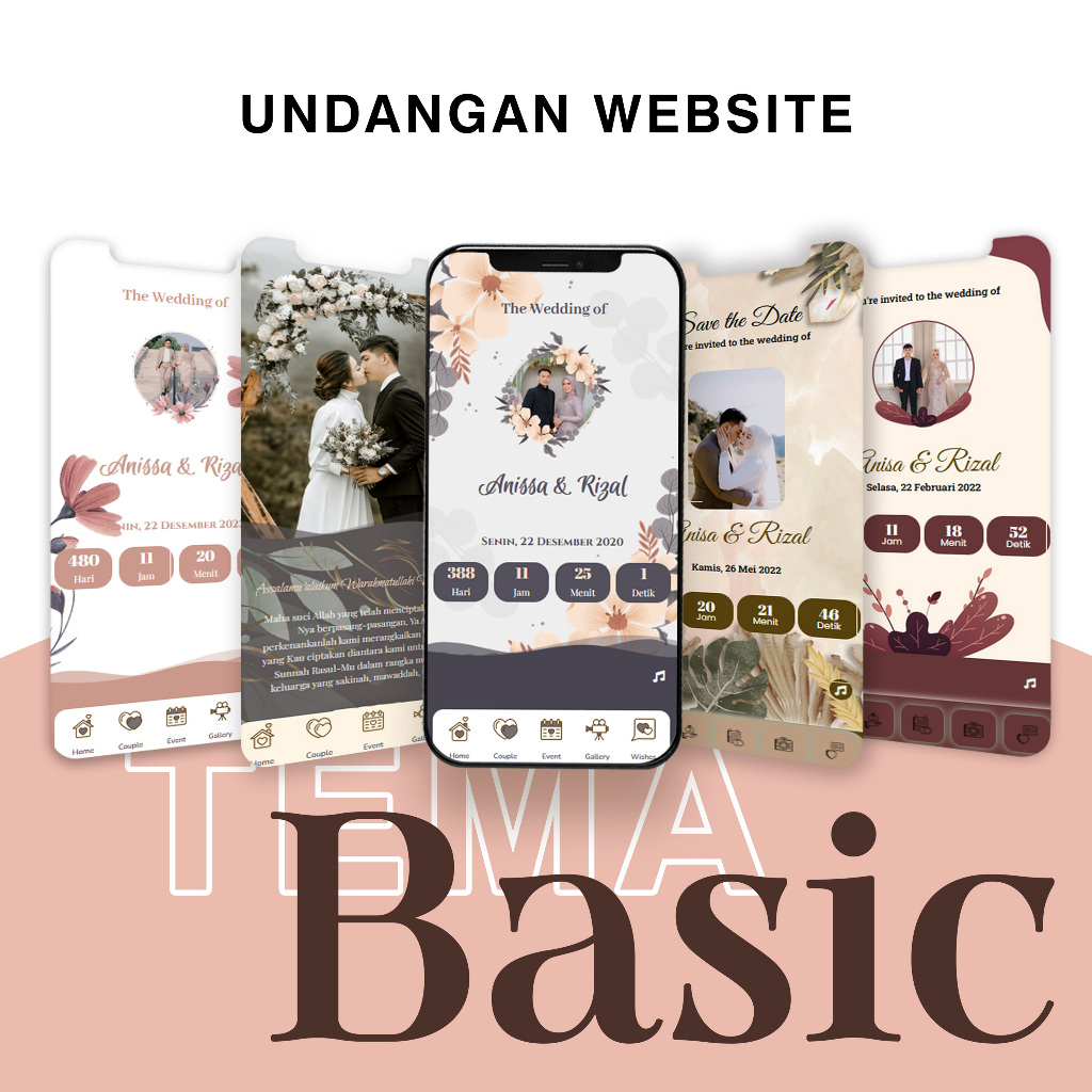 Jual 𝐌𝐲𝐈𝐧𝐯𝐢𝐭𝐚 𝐔𝐍𝐃𝐀𝐍𝐆𝐀𝐍 𝐖𝐄𝐁𝐒𝐈𝐓𝐄 TEMA BASIC UNDANGAN WEBSITE UNDANGAN DIGITAL UNDANGAN PERNIKAHAN ...