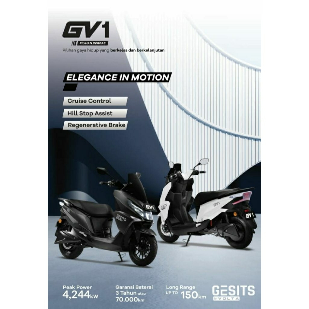 Jual motor listrik gesit GV1 | Shopee Indonesia
