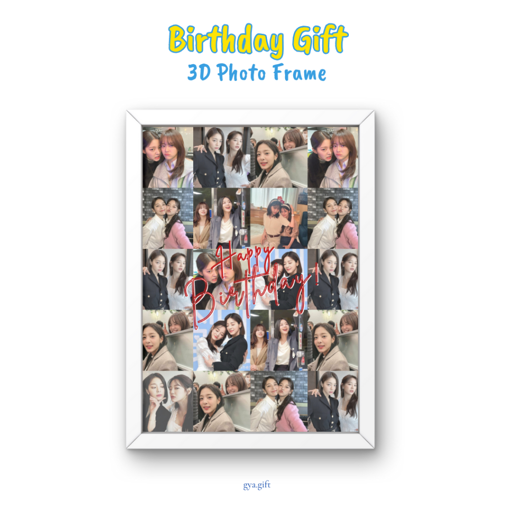 Jual Birthday Gift V.6 Gya.Gift KADO ULANG TAHUN 3D Frame | Ucapan ...