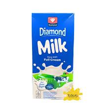 Jual SUSU DIAMOND UHT FULL CREAM 1 LITER | Shopee Indonesia