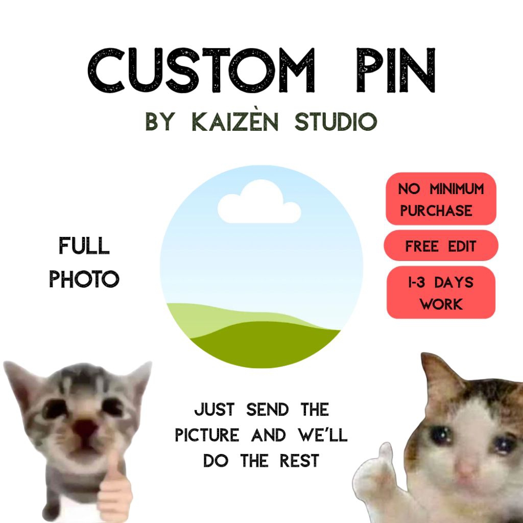 Jual Custom Pin by KAIzèn STUDIO - Pin Button and Magnet | Shopee Indonesia