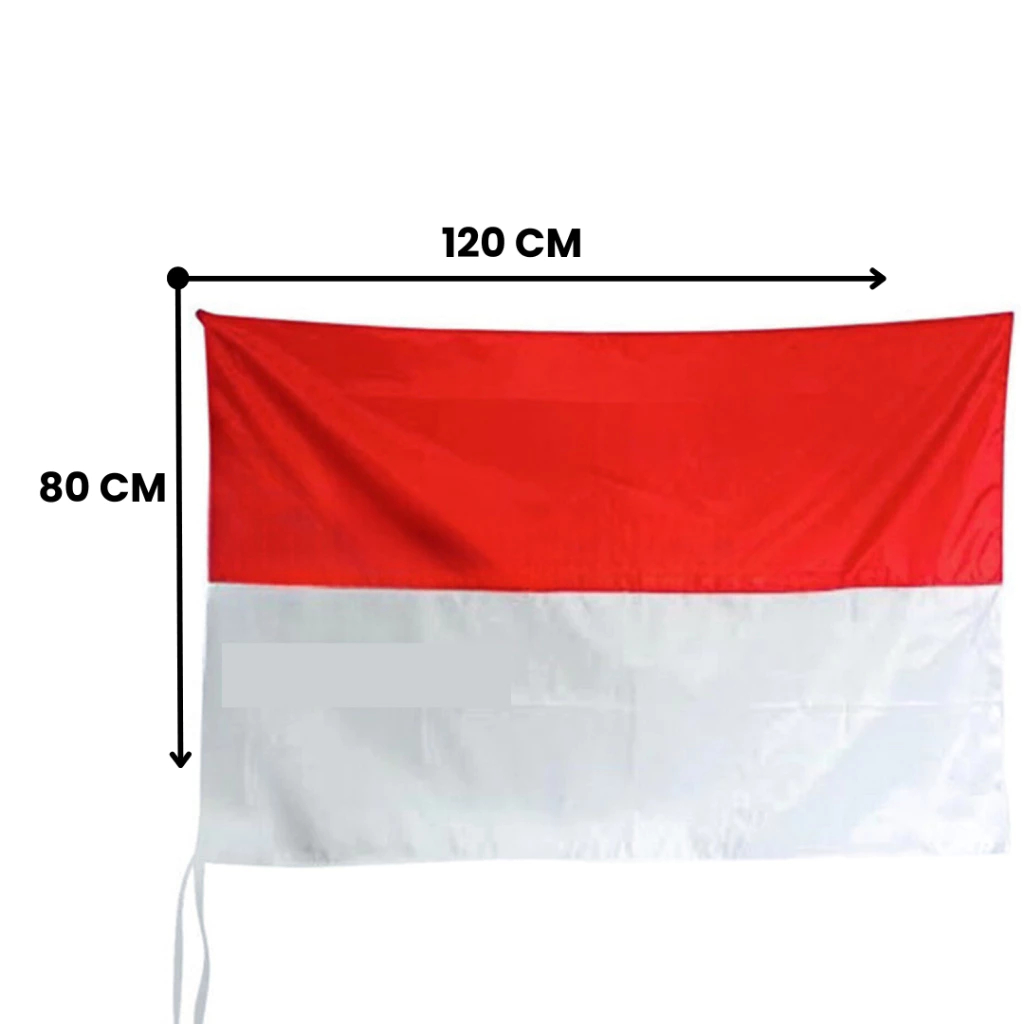 Jual BENDERA MERAH PUTIH BENDERA INDONESIA UKURAN 80X120 / BENDERA ...