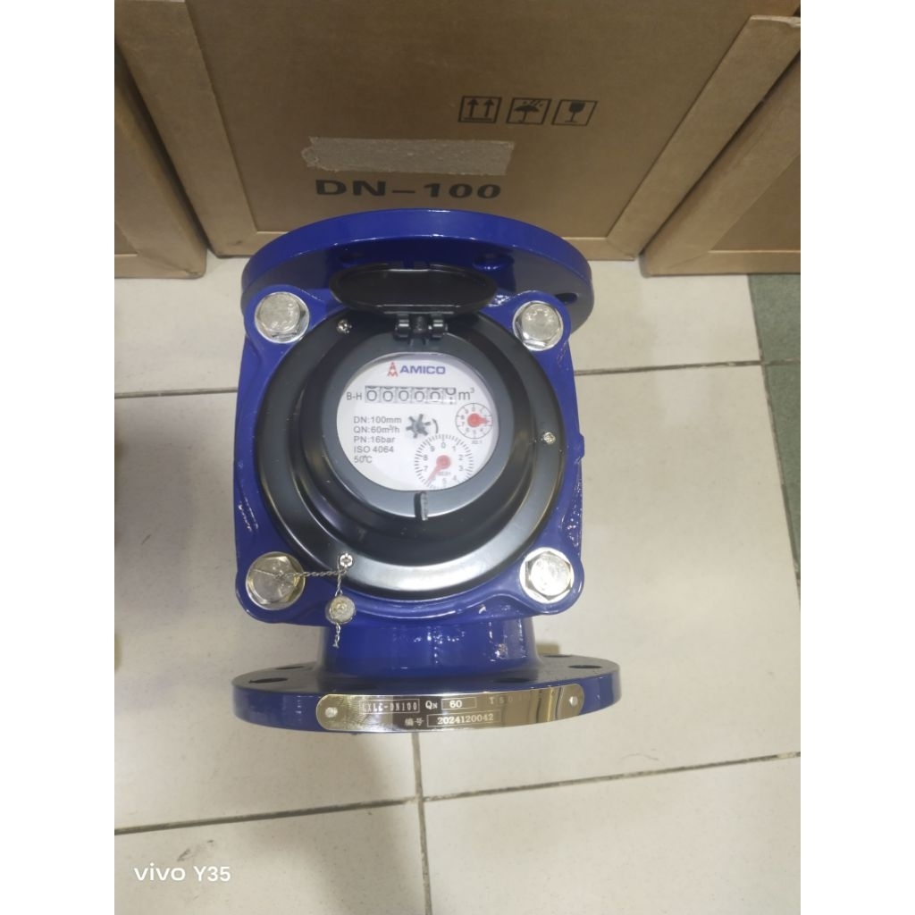 Jual Meteran air merek AMICO size :4" inch dn:100mm | Shopee Indonesia